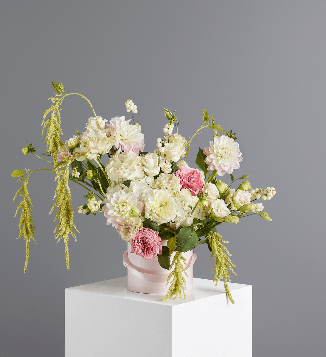 Pastel Hat Box – Balashi Flowers & Nursery